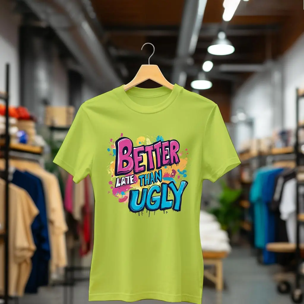 Camiseta Majica sa štampanim printom Cam 919, Ženska, Limeta