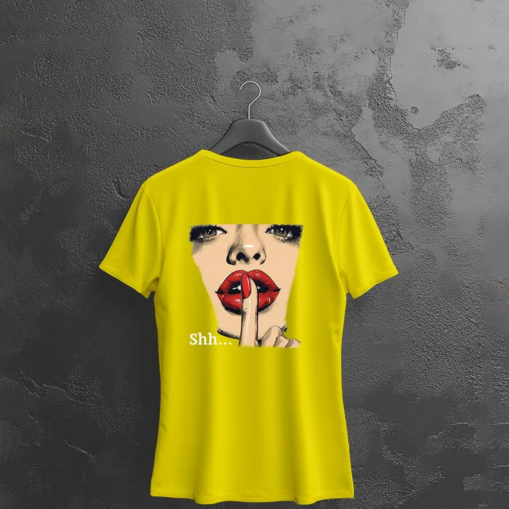 Camiseta Majica sa štampanim printom Cam 922, Ženska, Žuta