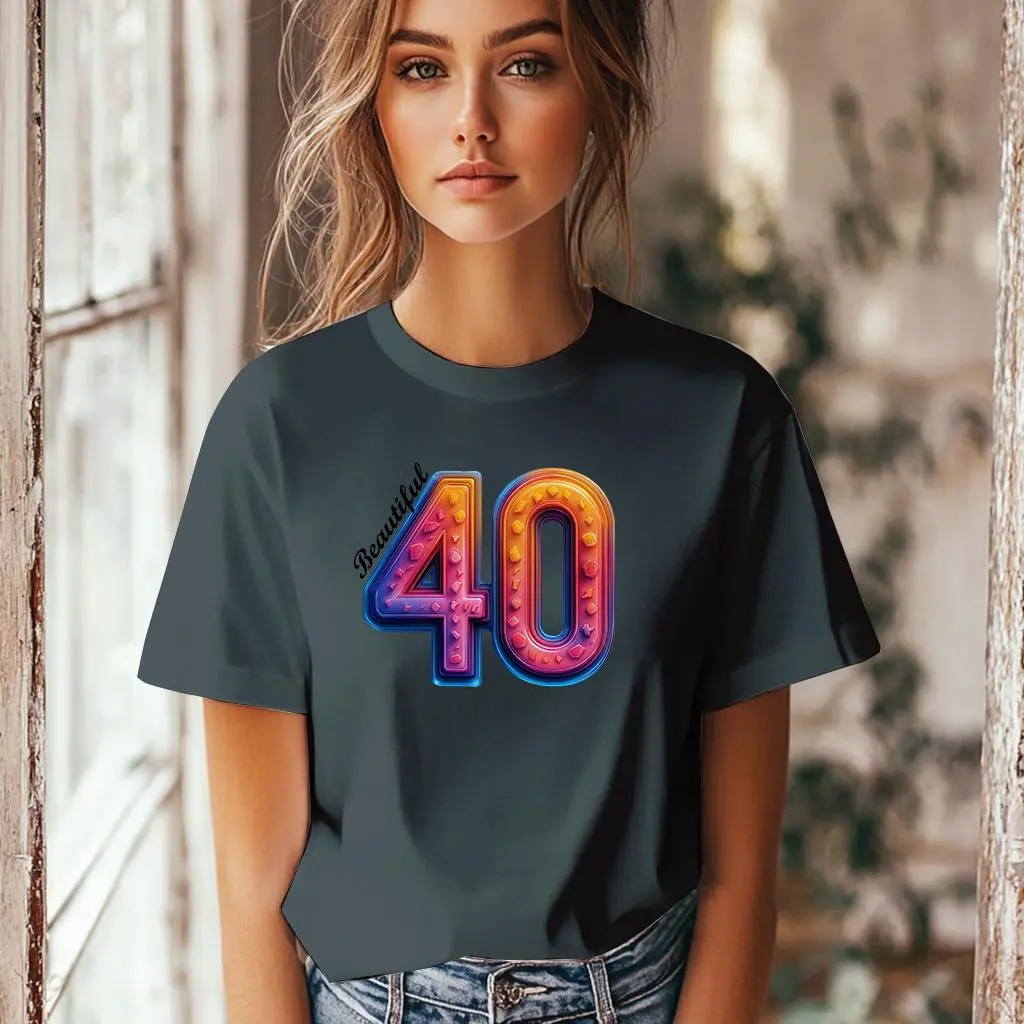 Camiseta Majica sa štampanim printom Cam 902, Ženska, Teksas