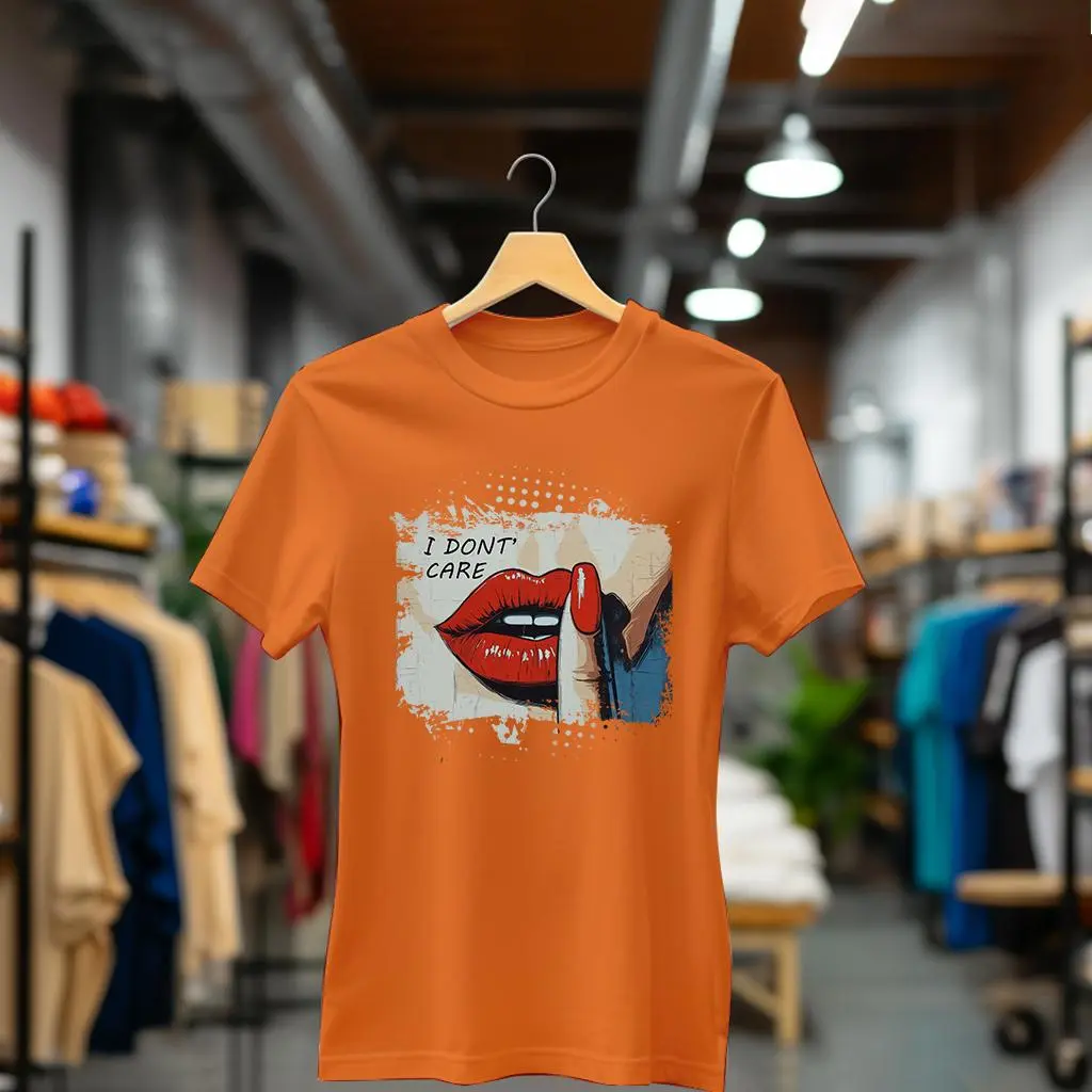 Camiseta Majica sa štampanim printom Cam 927, Ženska, Narandžasta