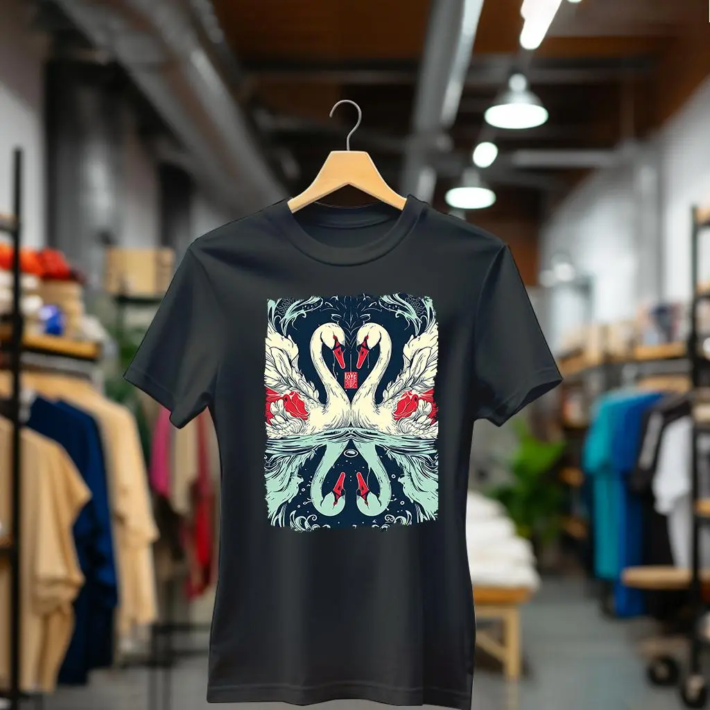 Camiseta Majica sa štampanim printom Cam 863, Ženska, Crna