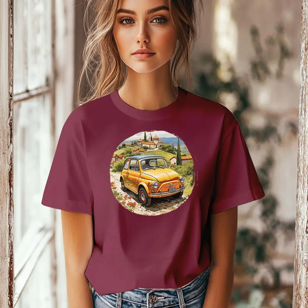 Camiseta Majica sa štampanim printom Cam 840, Ženska, Bordo