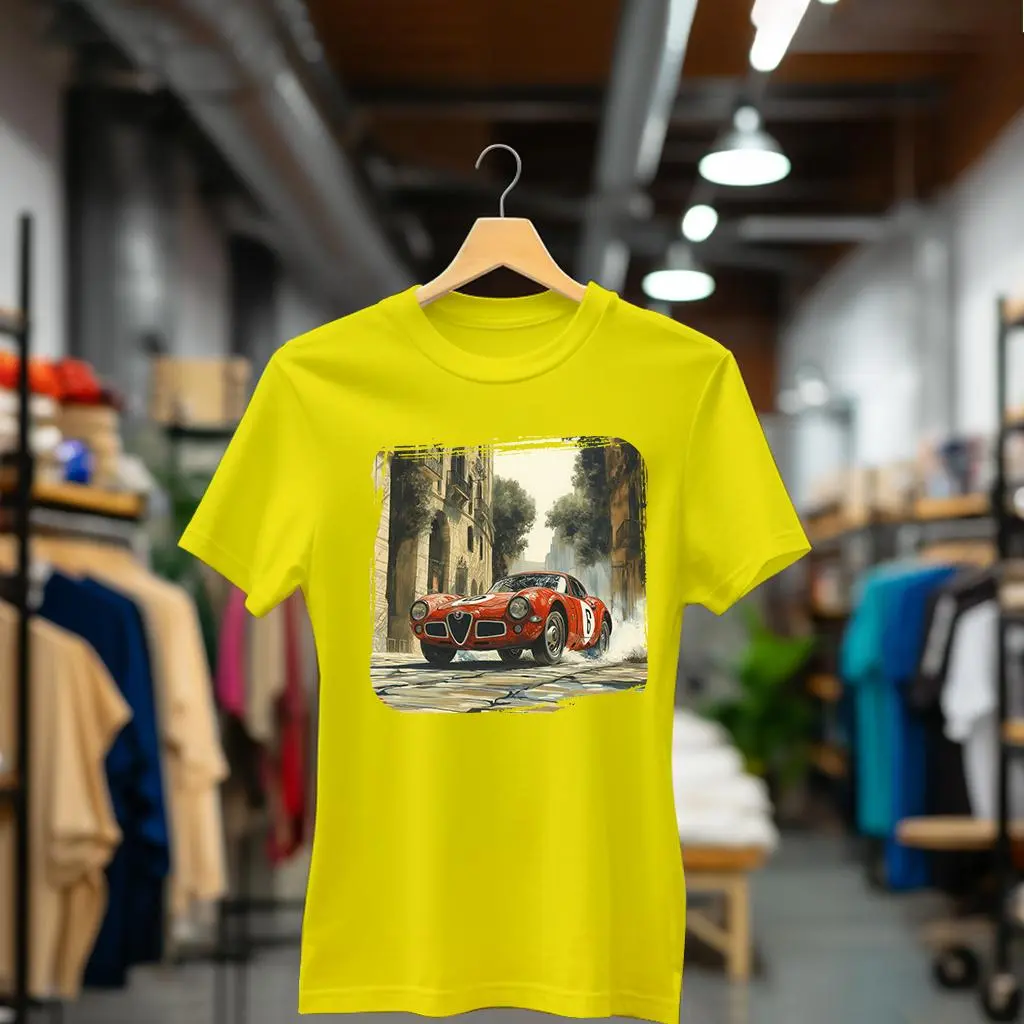 Camiseta Majica sa štampanim printom Cam 851, Ženska, Žuta