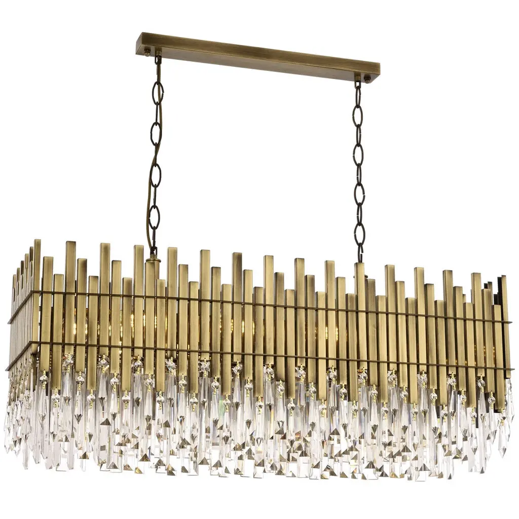 Opviq Luster Av-1767-E100X35, 100x100x35cm, Zlatne boje