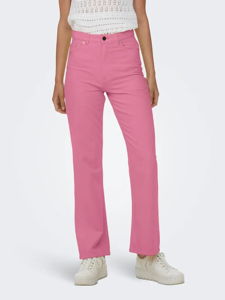 ONLY Ženske pantalone Camille, Roze