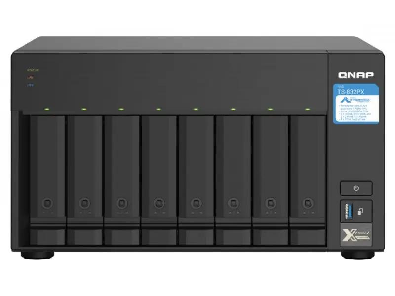 QNAP TS-832PX-4G NAS uređaj