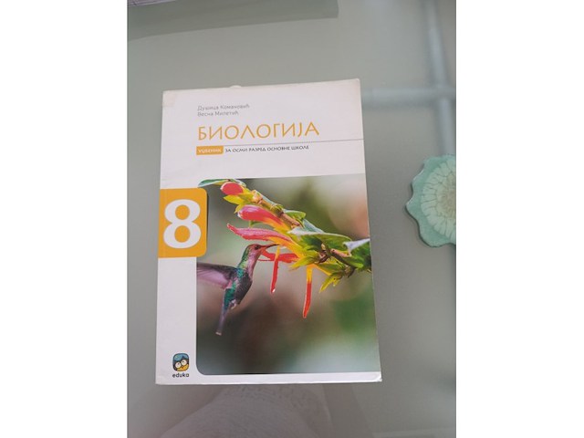 Biologija 8, udžbenik za osmi Eduka