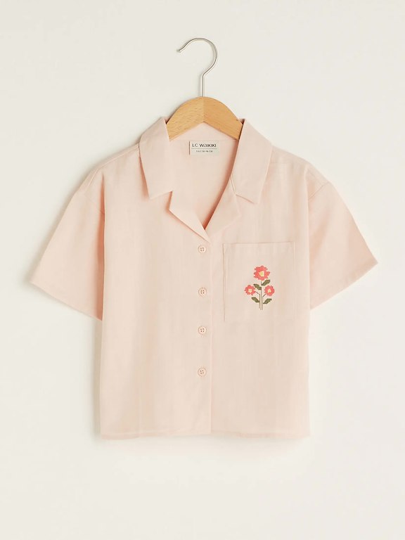 LC Waikiki Košulja za devojčice S1G984Z4-G2J, Roze