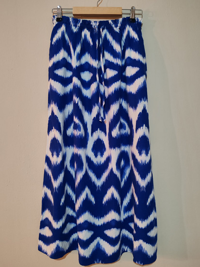 H&M CASUAL MIDI SUKNJA LAN, VISKOZA S/M