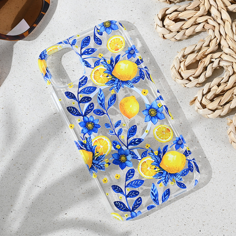 Zastitna maska (futrola) print Magsafe - iPhone 11 6.1 Mediteran Lemon