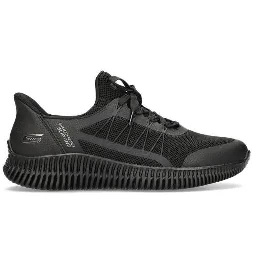 Skechers Muške patike Slip Ins Bobs Geo Lite, Crne
