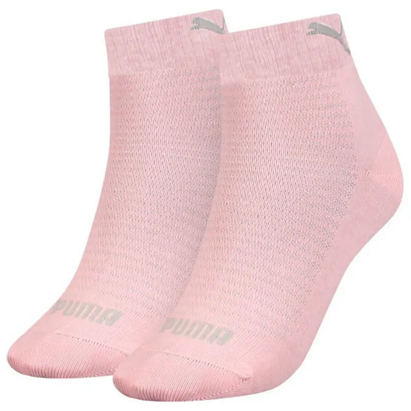 PUMA Ženske čarape Women Quarter, 2 para, Roze