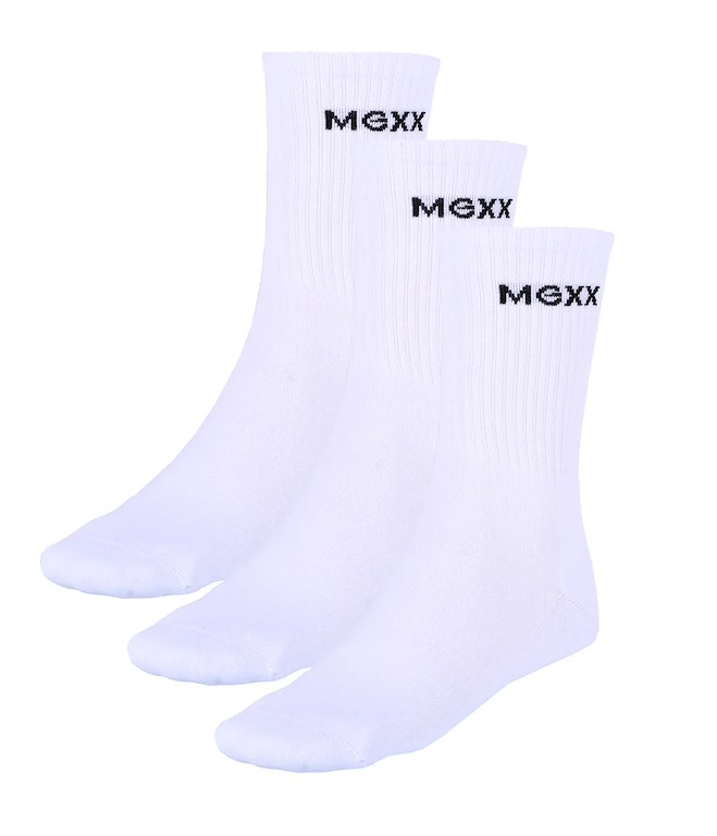 MEXX Sportske čarape, Pakovanje od 3 para, Bele