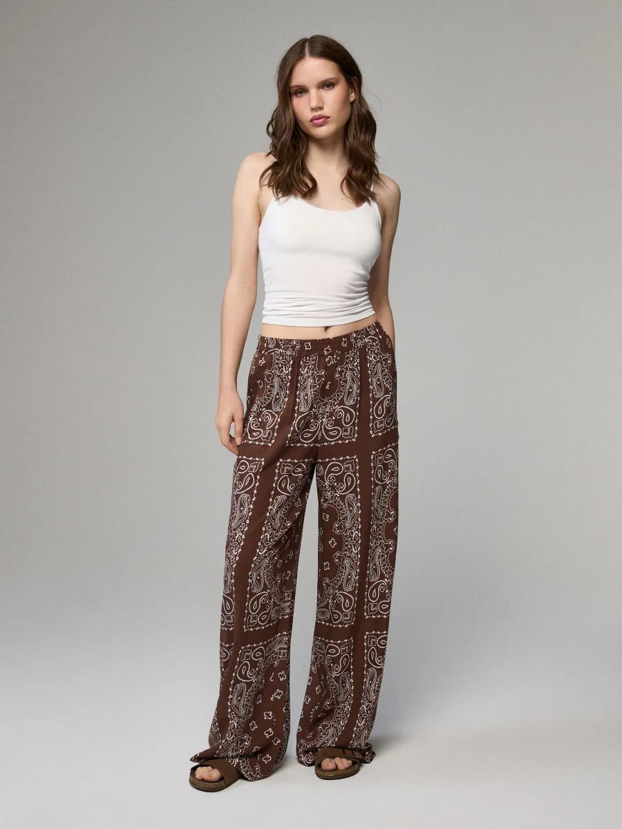 Wide leg pantalone