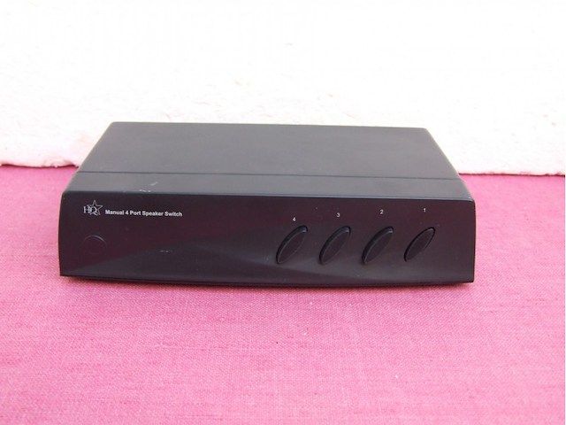 HQ manual 4 Port Speaker Audio Switch + GARANCIJA!