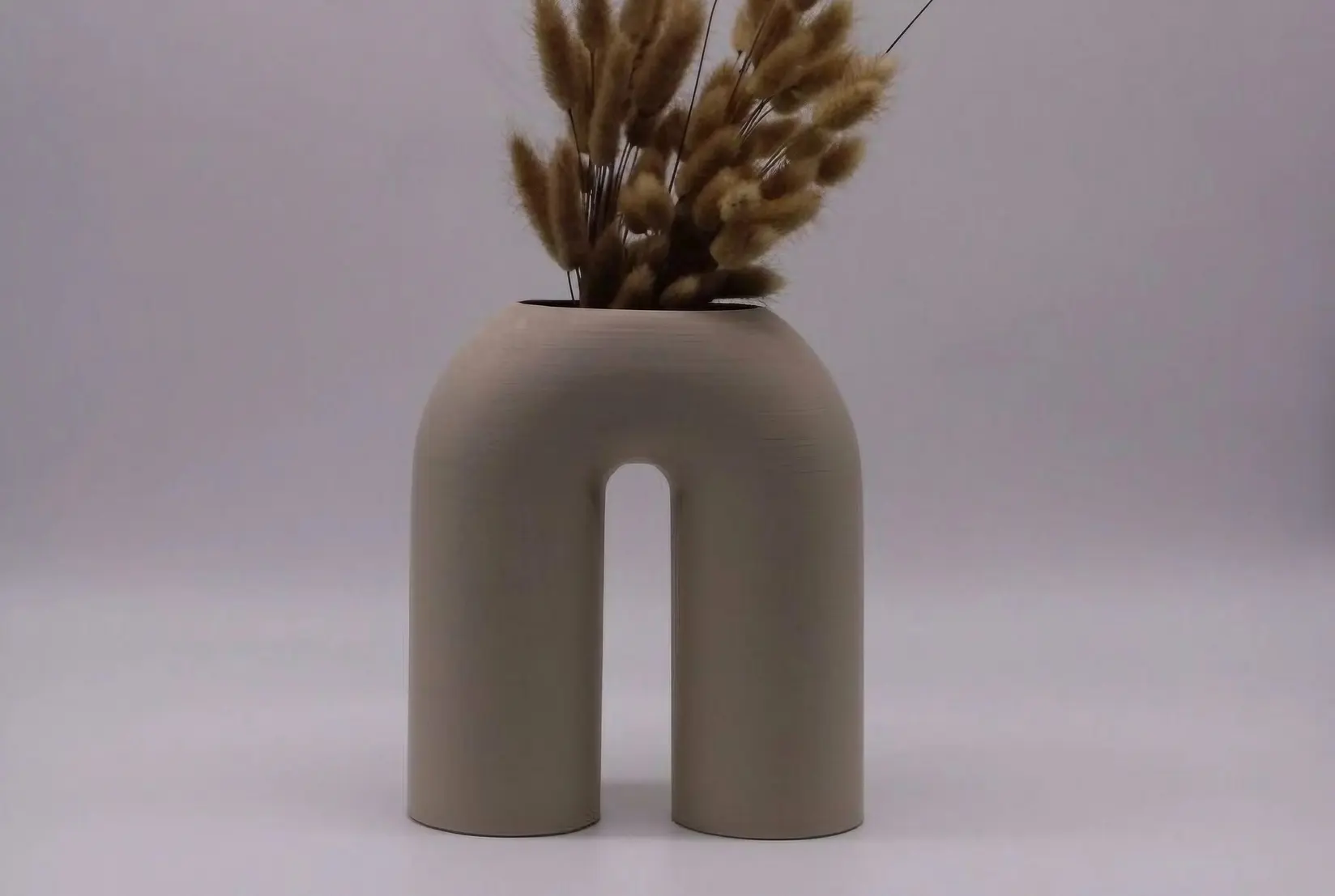 Aberto Design Vaza CY0072, 16x5x20 cm, Svetlosiva