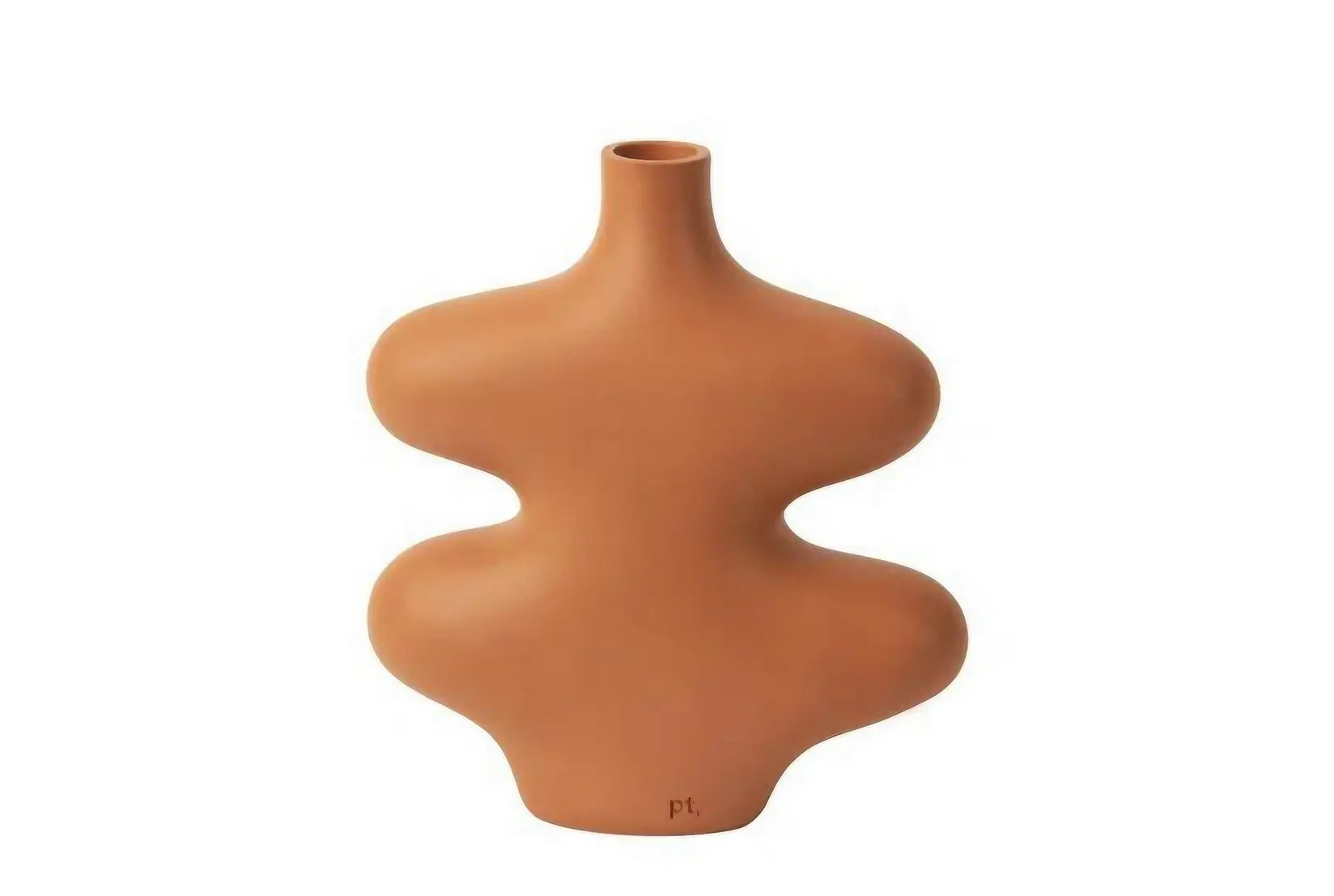 Aberto Design Vaza CY0093, 19x5x21 cm, Narandžasta