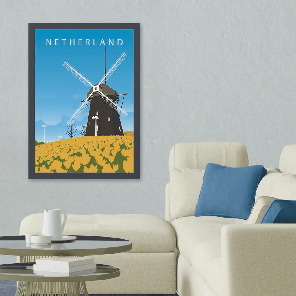 Wallity Uramljena slika Netherland, 55x75 cm