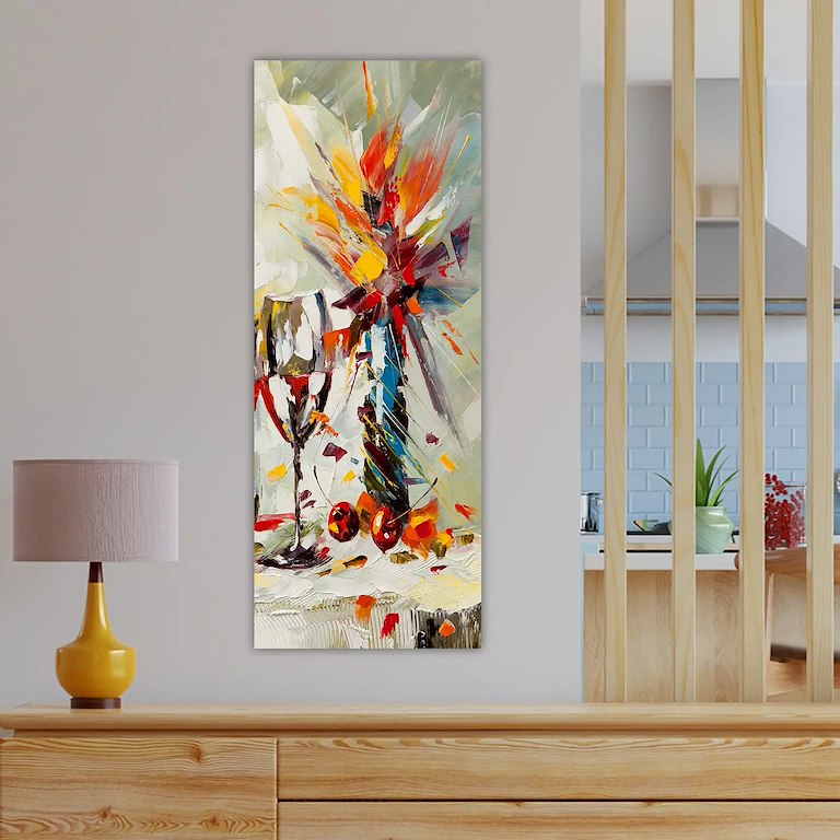 Wallity Slika na platnu 30x80cm