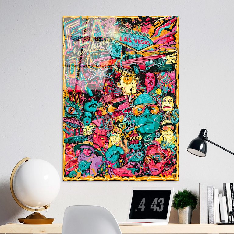 Wallity Slika od kalenog stakla 70x100cm