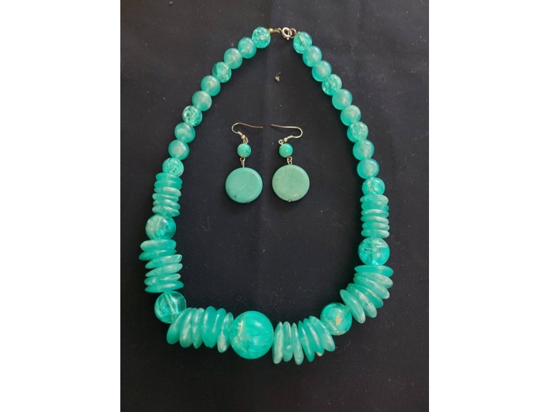Prelep tirkiz set