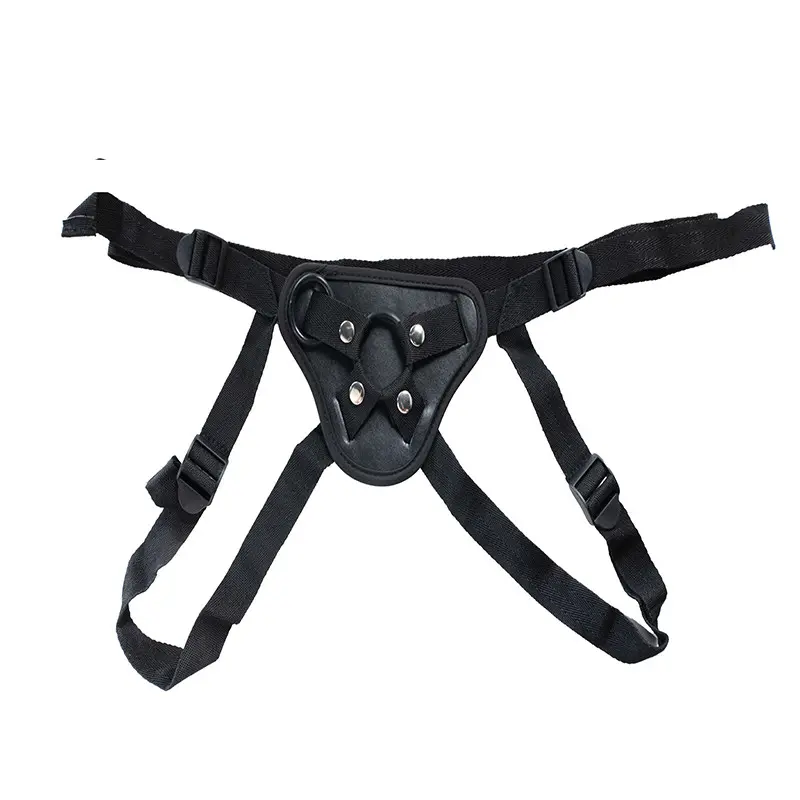 Fantasy Gaćice za strap-on, Podesive, Crne