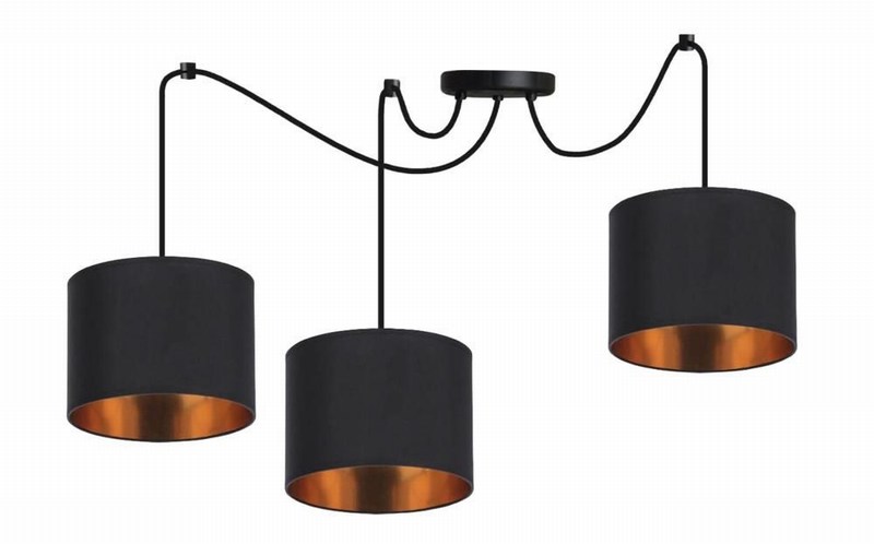 Candi Lux Viseća Lampa Crna 3 3x40W E27