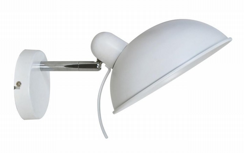Durio Zidna Lampa Bela 1x40W E14