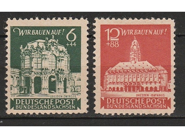 Sowjetische Zone-Ost-Sachsen-Wir bauen auf!-1946-MH