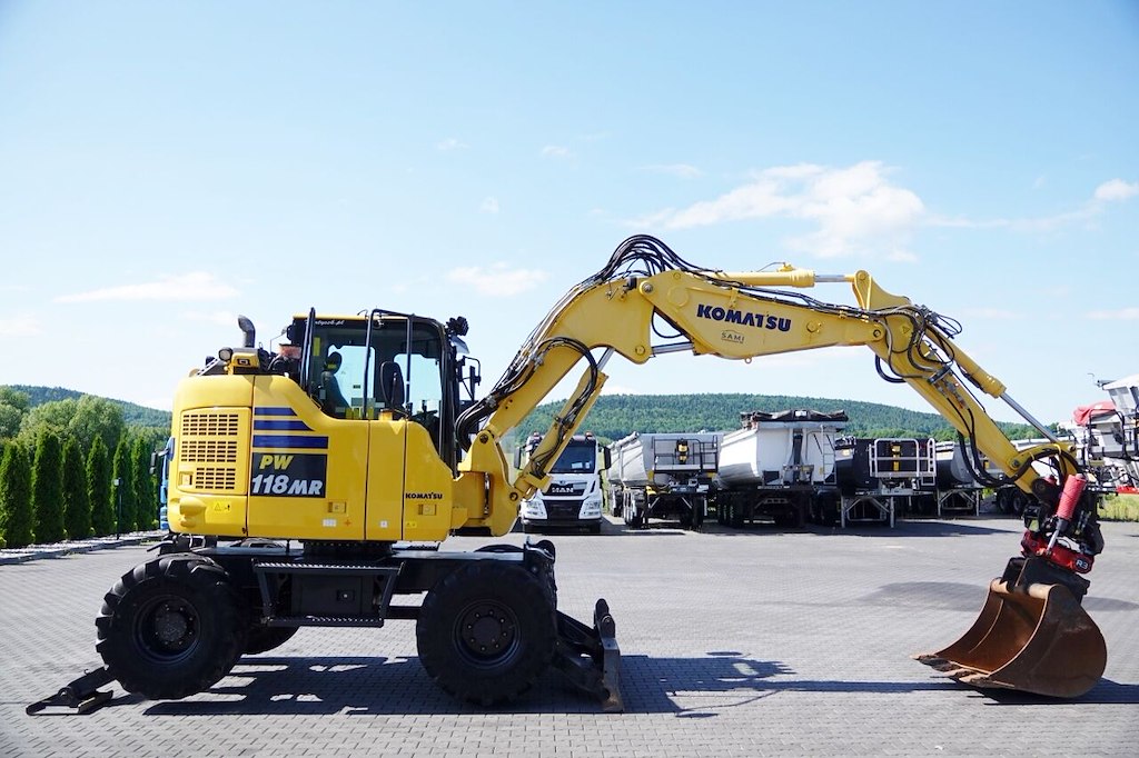 Komatsu PW 118 MR / KOPARKA KOŁOWA / 2019 ROK / TILT OBROTNICA / KAMERA bager točkaš