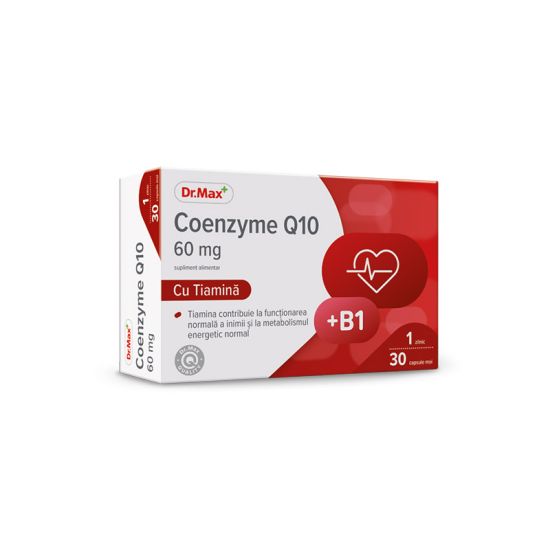 Dr. Max Koenzim Q10 sa tiaminom, 30 kapsula