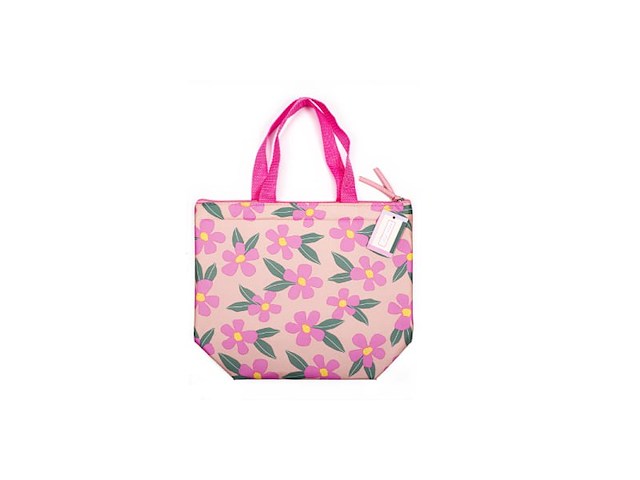 Torba za užinu - Posh and Pop, Modern Retro, Floral, Pink