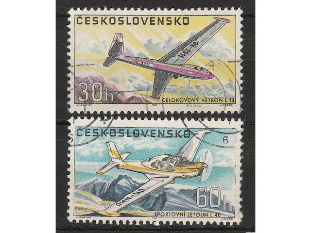 Čehoslovačka - 1967 - Czechoslovak aircrafts