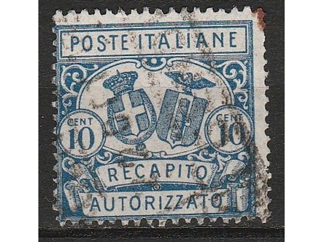 Italy, Italija - 1928 - Savoy and Fascist Coats of Arms