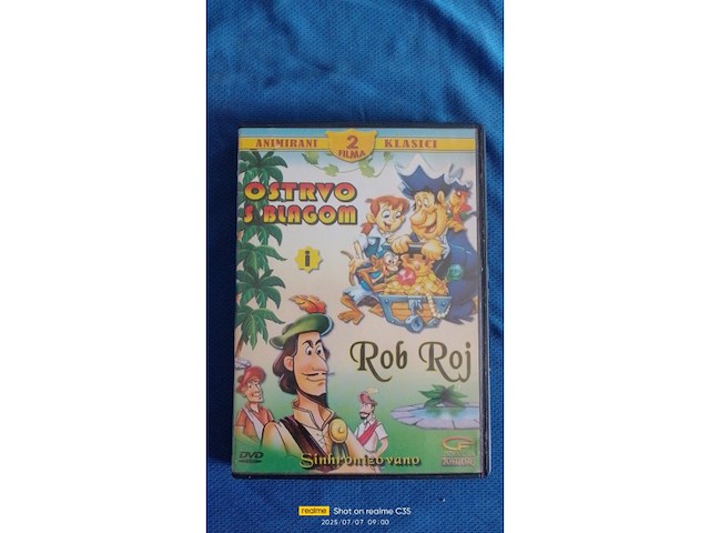 DVD CRTANI FILM - OSTRVO SA BLAGOM I ROB ROJ
