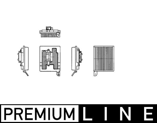 Regulator, ventilator kabine/unutrašnjeg prostora MAHLE ABR 32 000P