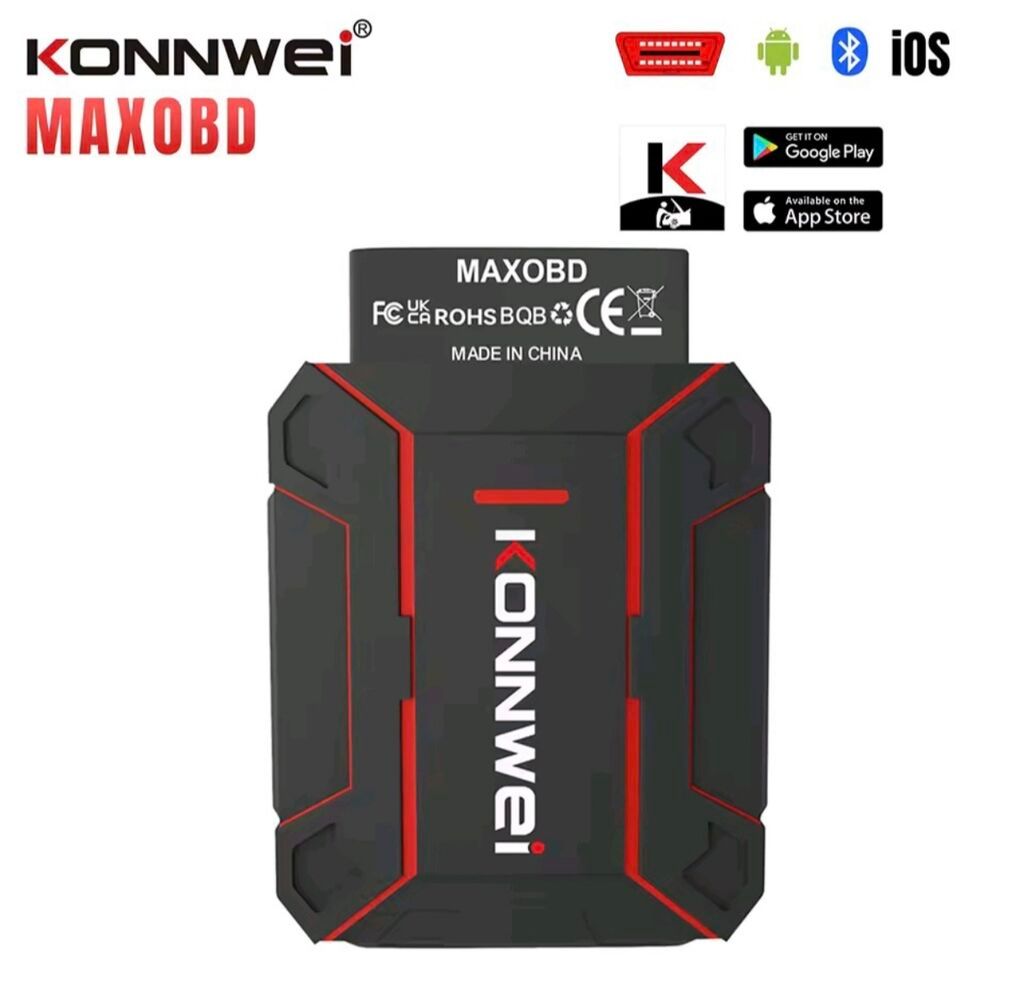 Novo -KONNWEI MAXOBD Bluetooth OBDII za IOS Android MAXOBD Bluetooth