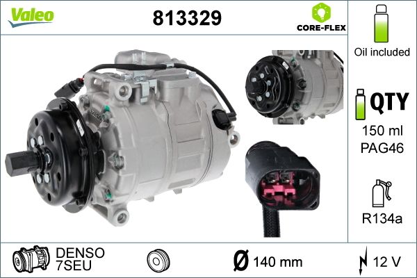 Kompresor, klima-uređaj VALEO 813329