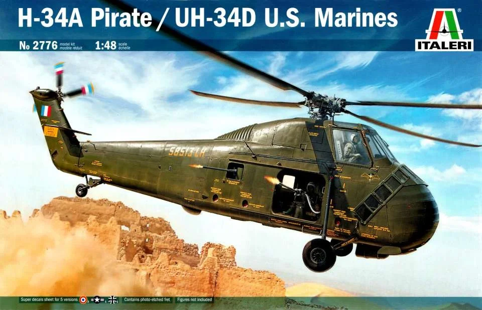 ITALERI 1/48 H-34A Pirate / UH-34D U.S. Marines