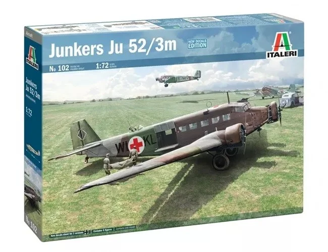 ITALERI 1/72 Junkers Ju 52/3m (New decals edition)