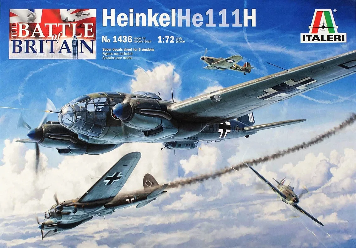 ITALERI 1/72 Heinkel He 111H Battle of Britain 80th Anniversary