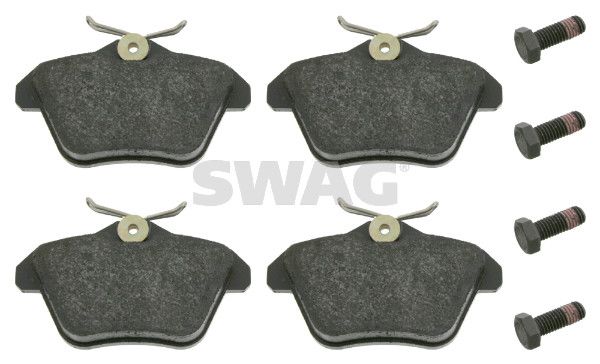 Komplet pločica, disk-kočnica SWAG 74 91 6245
