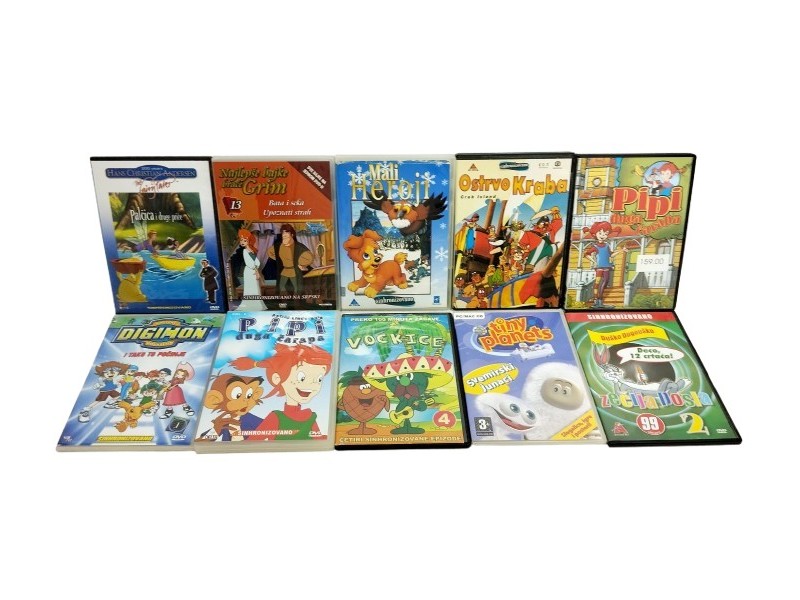 DVD 10 komada - crtani filmovi (8)
