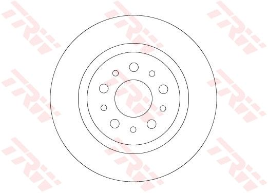 Kočioni disk TRW DF6714