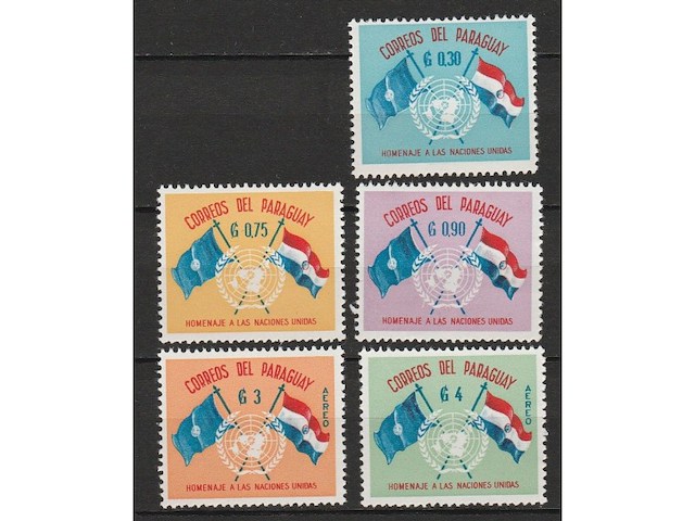 Paraguay, Paragvaj-1960-UN (United Nations) - MH