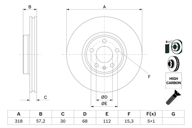 Kočioni disk BOSCH 0 986 479 E49