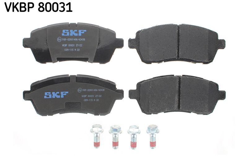 Komplet pločica, disk-kočnica SKF VKBP 80031