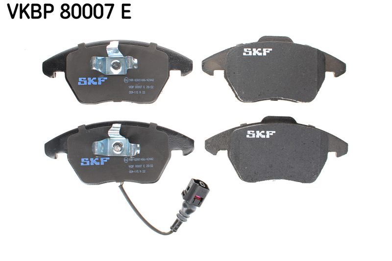 Komplet pločica, disk-kočnica SKF VKBP 80007 E