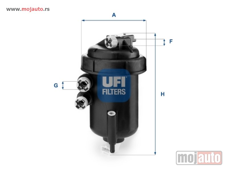Pezo Boxer 2.0,2.2,2.8HDI Kuciste Filtera Nafte 02-06, NOVO