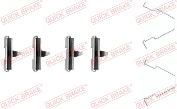 Komplet pribora, pločica disk kočnice QUICK BRAKE 109-1270